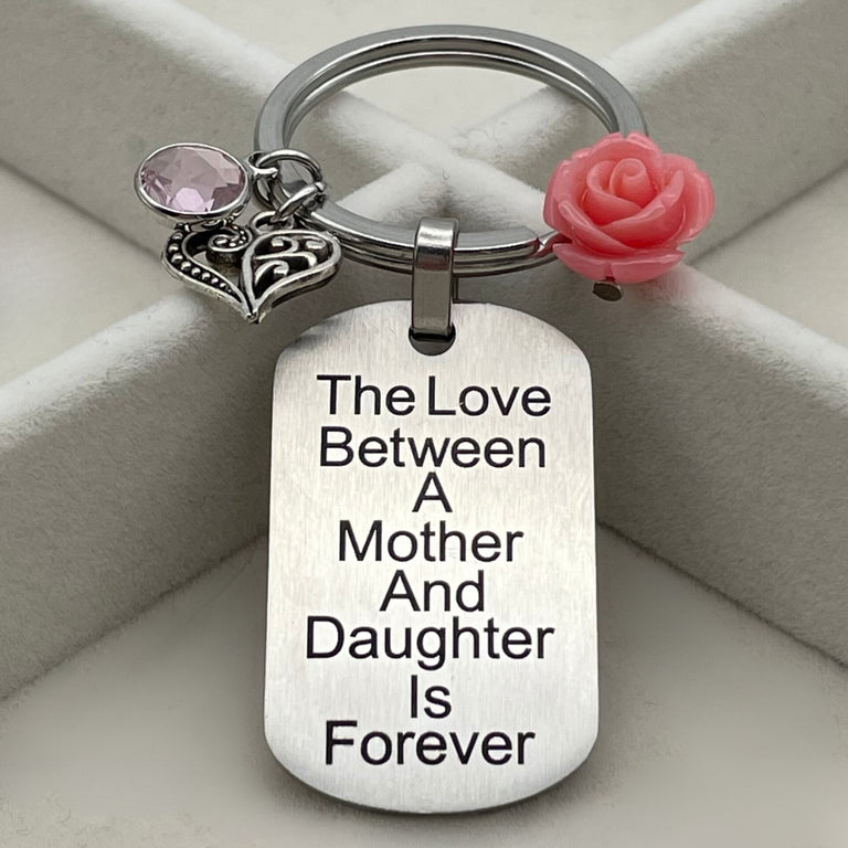 Mother Daughter Eternal Love Keychain – Bella's Yard