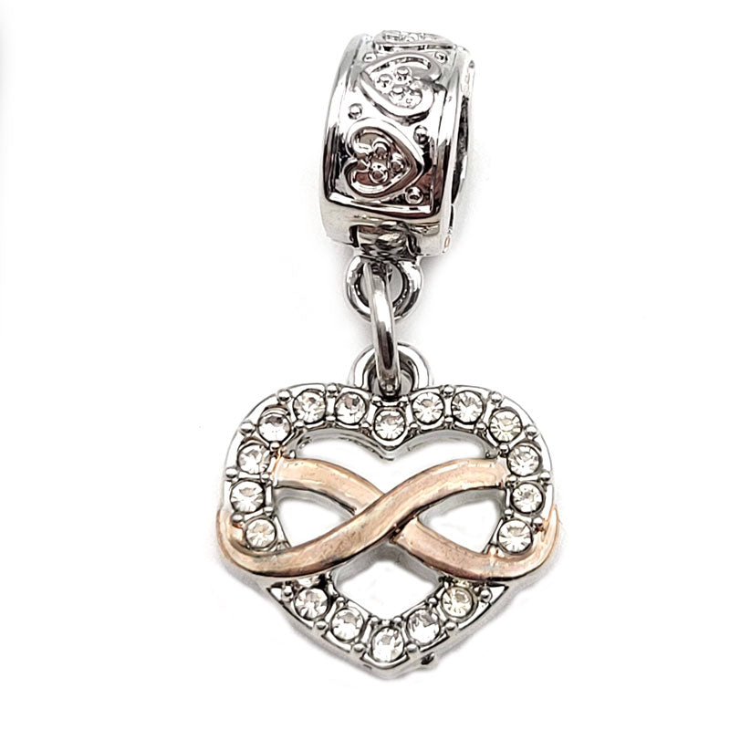 "Infinity Heart" Clip-on Charm | Bella's Yard